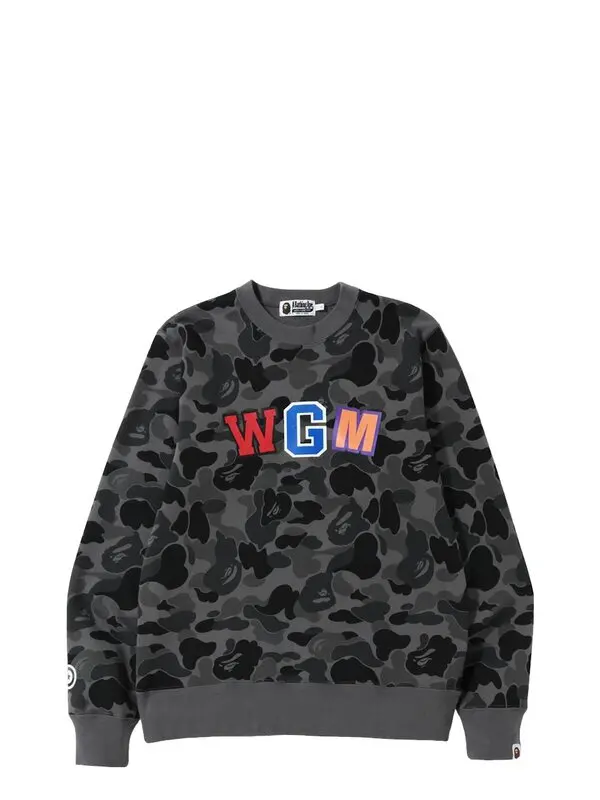 BAPE Abc Shark Crewneck Sweatshirt - Black