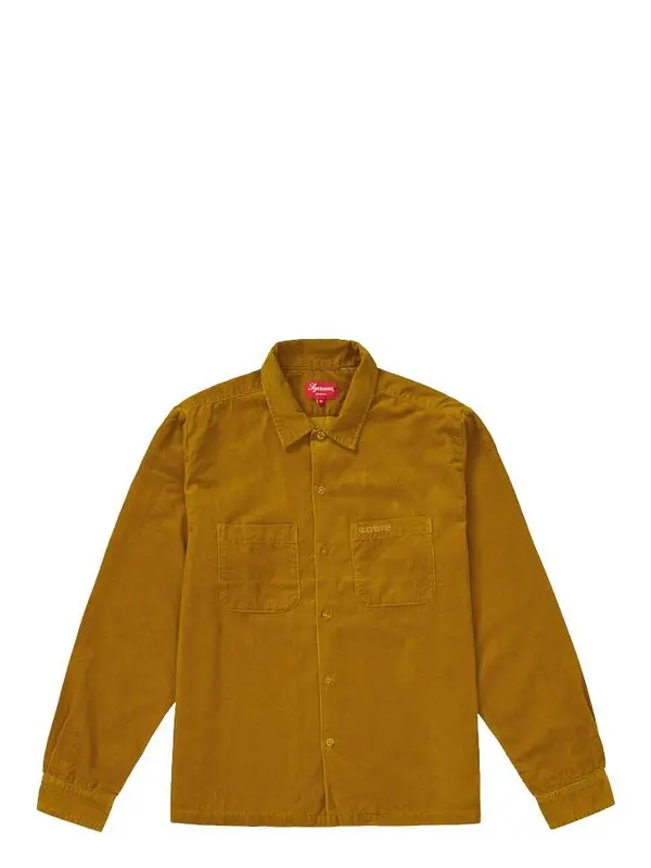 Supreme Corduroy Shirt - Gold
