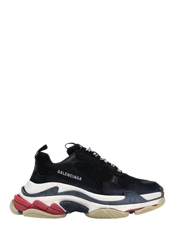 Balenciaga Triple S Sneakers - Black/white/red