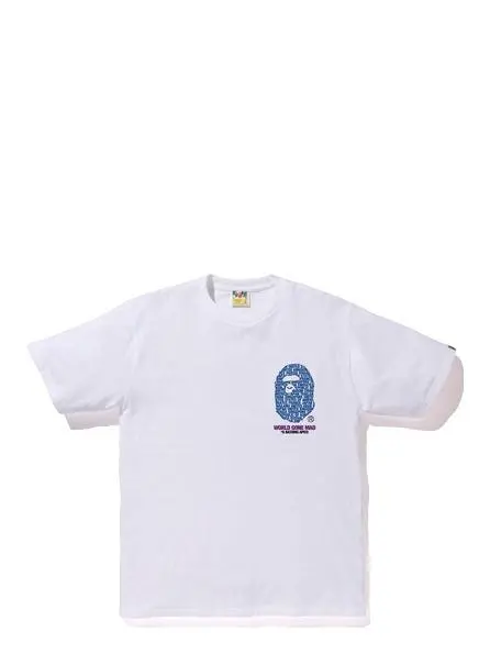 A BATHING APE City Hong Kong Ape Head Tee Shirt - White