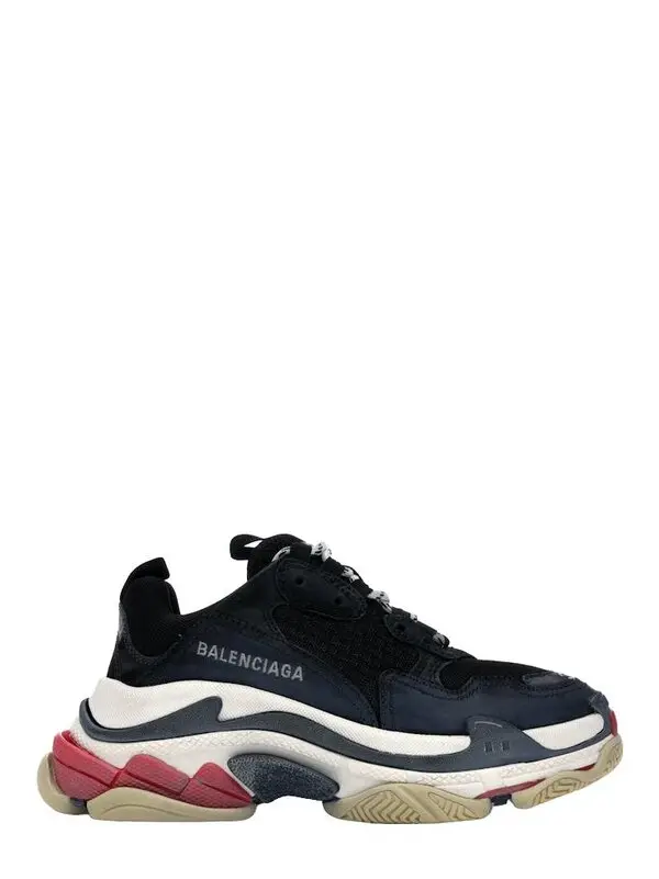 Balenciaga Triple S Sneakers - Black/white/red