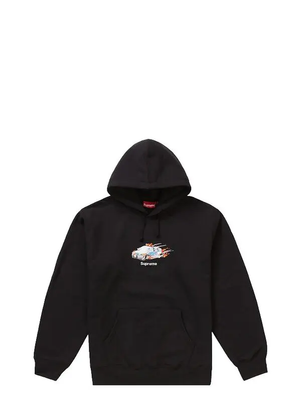 Supreme Cop Car Hooded Sweatshirt - Black