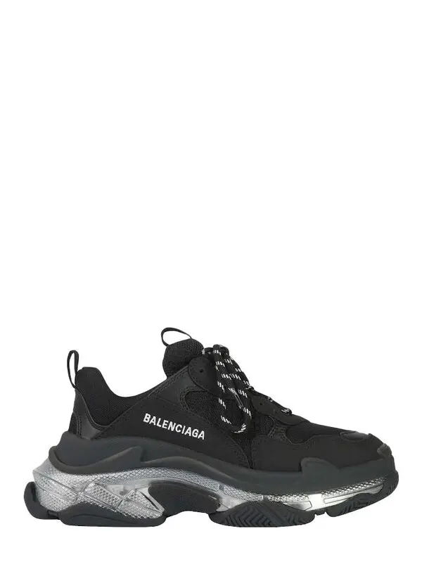 Balenciaga Triple S Clear Sole Sneakers - Black/ivory