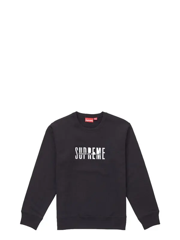 Supreme World Famous Crewneck Sweatshirt - Black