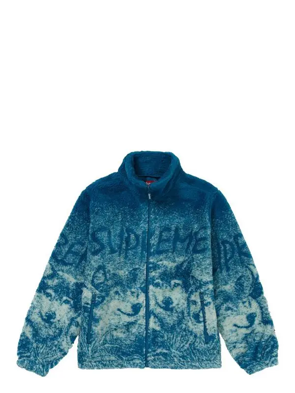 Supreme Wolf Fleece Jacket - Dark Teal