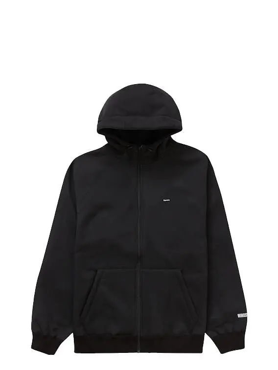 Supreme Windstopper Zip Up Hooded Sweatshirt - Black