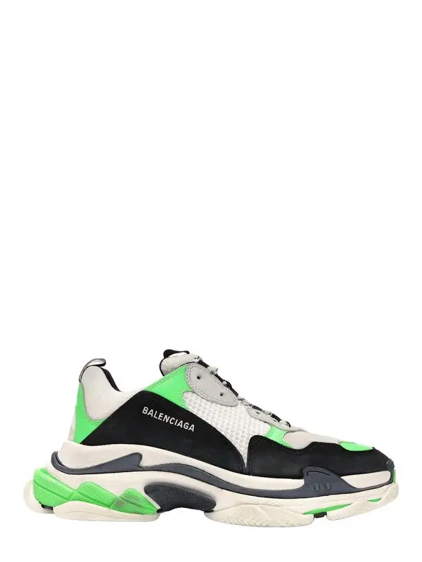 Balenciaga Triple S Sneakers - Green/black/white