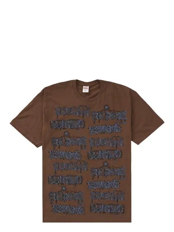 Supreme Wombat Tee Shirt - Brown