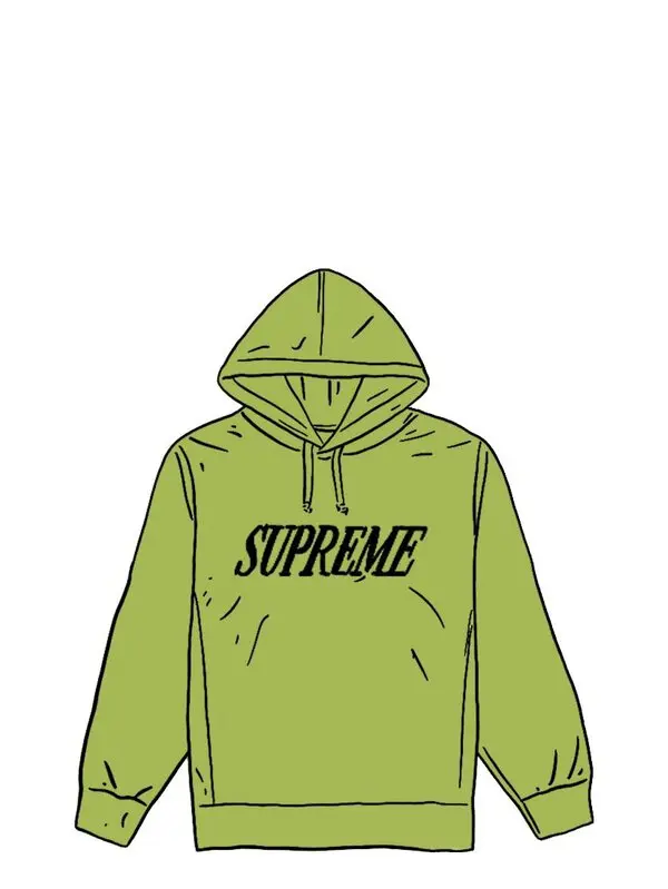 Supreme Crossover Hooded Sweatshirt - Lime