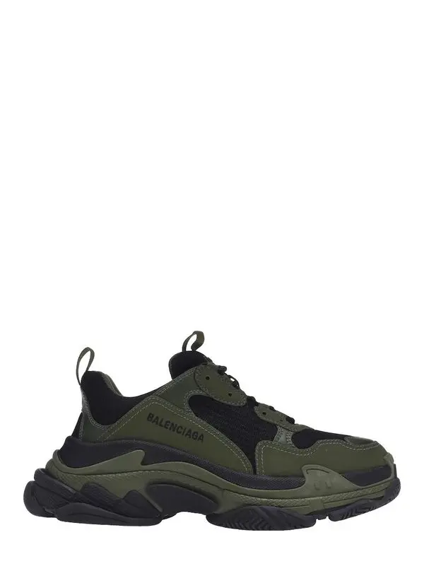 Balenciaga Triple S Sneakers - Green/black