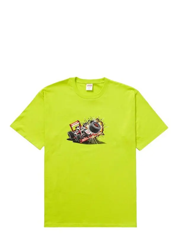 Supreme Crash Tee Shirt - Bright Green