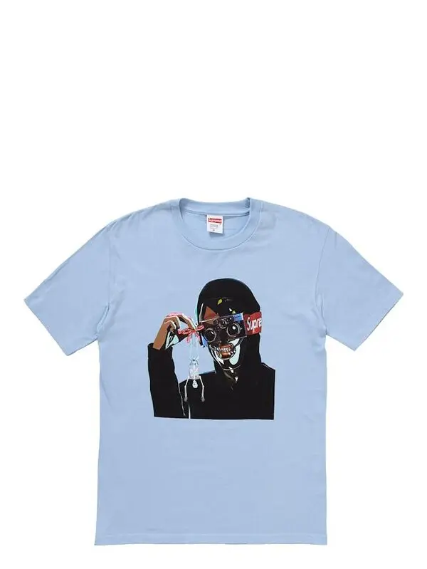 Supreme Creeper Tee Shirt - Light Blue