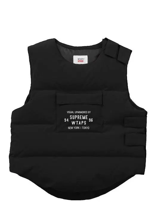 Supreme X Wtaps Tactical Down Vest - Black