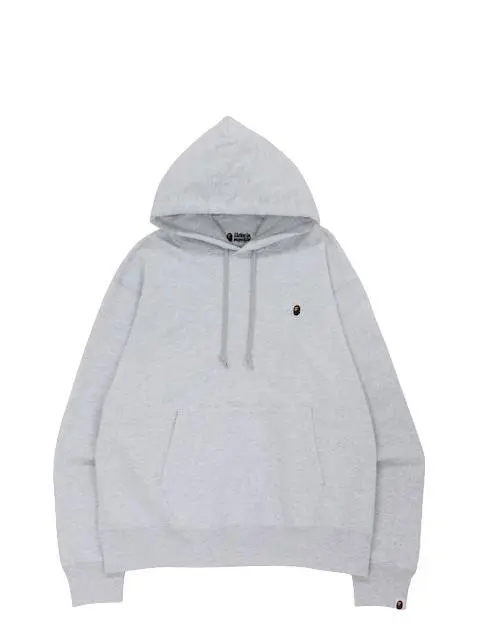 BAPE Ape Head Relaxed Fit Pullover Hoodie - Grey
