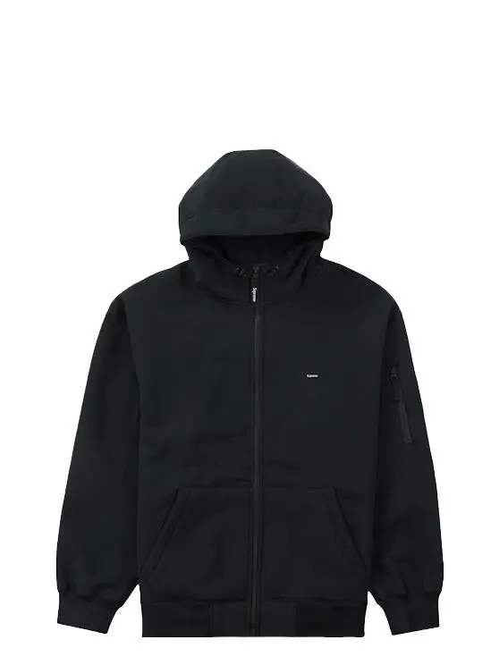 Supreme Windstopper Zip Up Hooded Sweatshirt - Black
