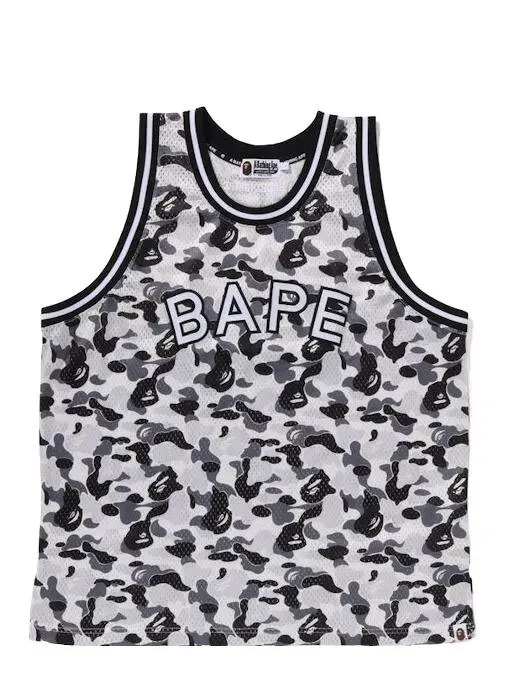 A BATHING APE Abc Camo Tank Top - Grey