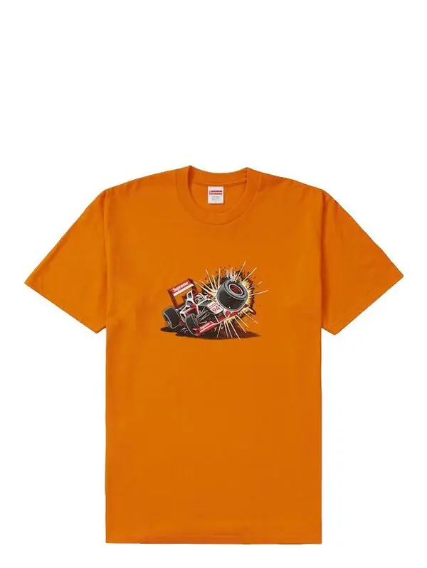 Supreme Crash Tee Shirt - Orange