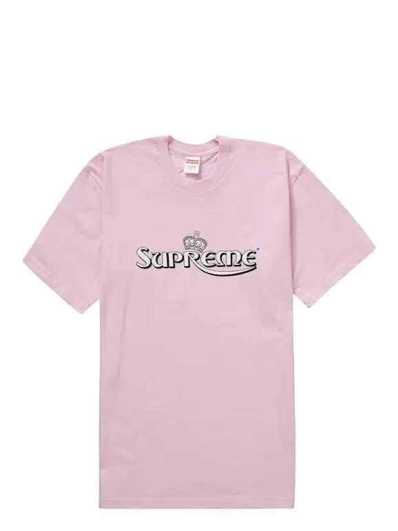 Supreme Crown Tee Shirt - Light Pink