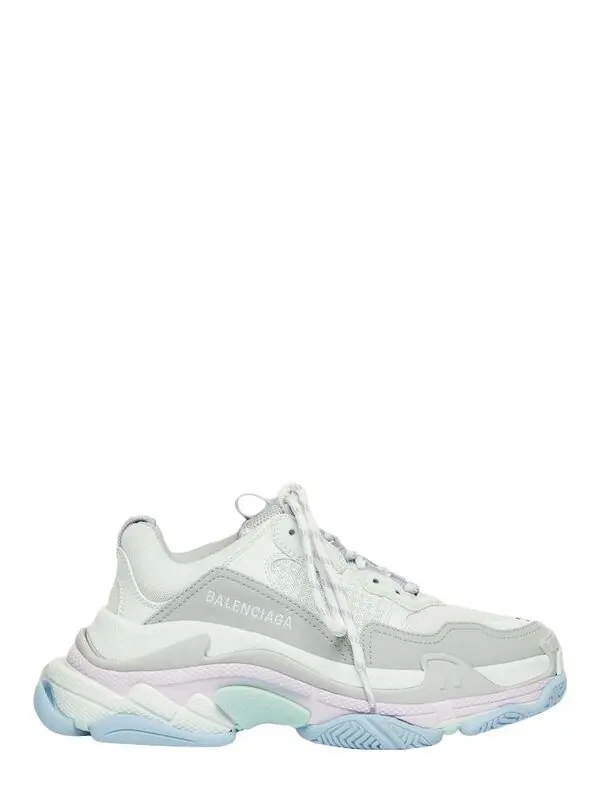 Balenciaga Triple S Sneakers - White/blue/purple