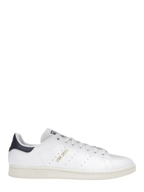 Adidas Stan Smith Lace Up Sneakers - Cloud White/collegiate Navy Blue/off White