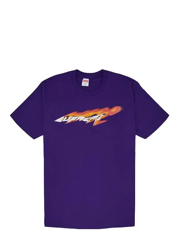 Supreme Wind Tee Shirt - Purple/orange