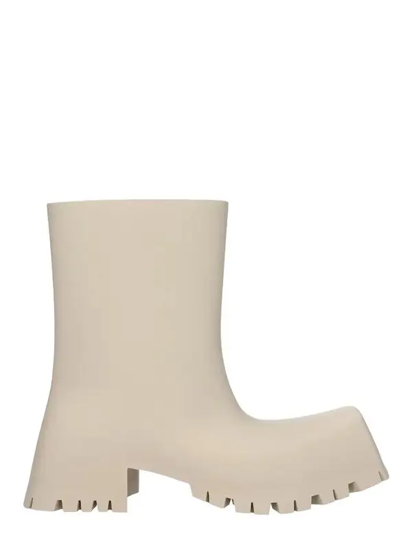 Balenciaga Trooper Rubber Boots - Light Beige