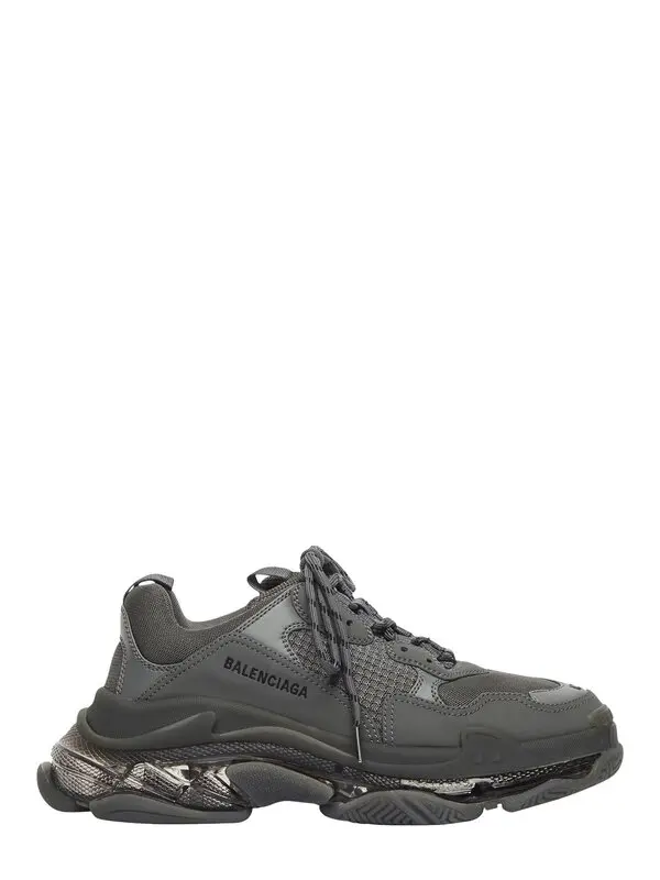 Balenciaga Triple S Clear Sole Sneakers - Grey