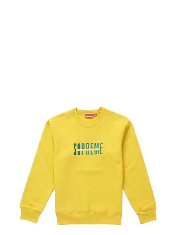 Supreme World Famous Crewneck Sweatshirt - Mustard