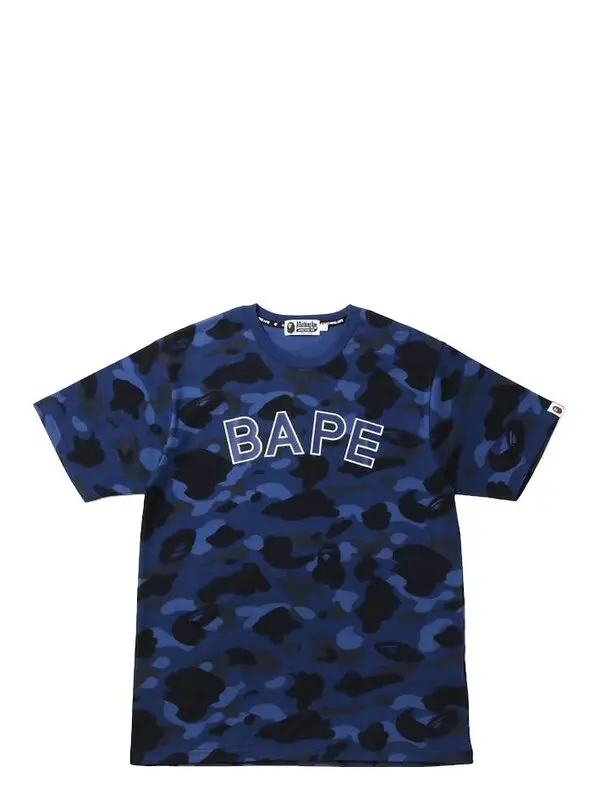 A BATHING APE Camo Tee Shirt - Blue