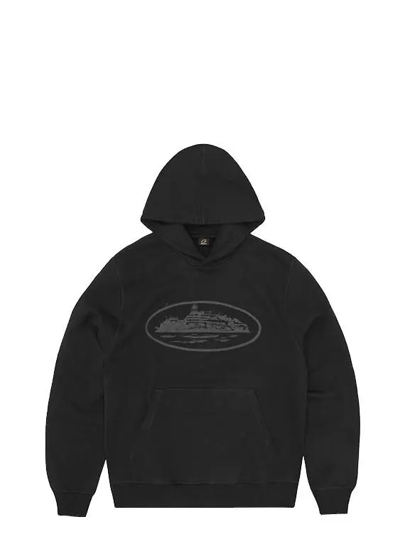 CORTEIZ Alcatraz V2 Hoodie - Triple Black