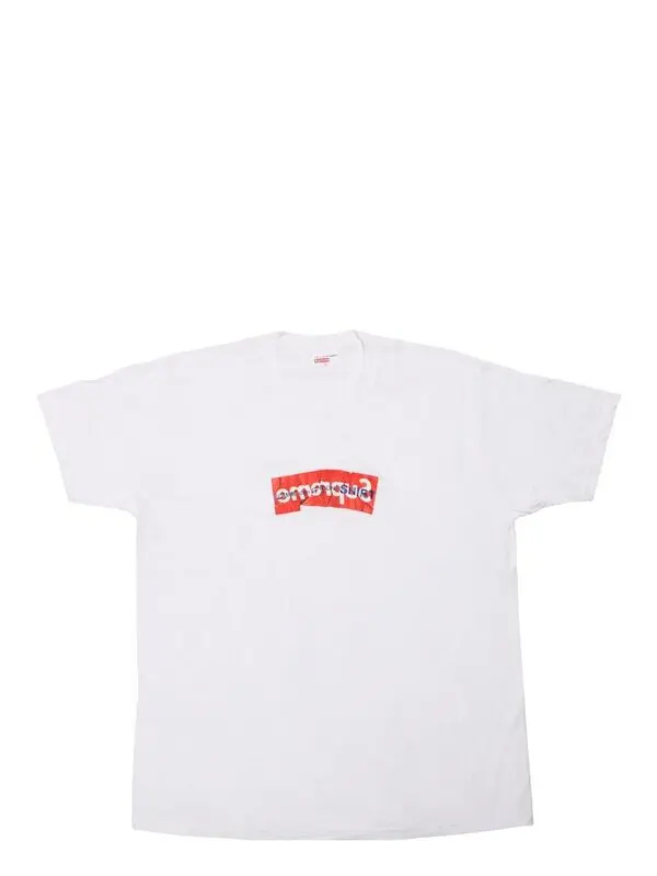 Supreme Comme Des Garcons Shirt Box Logo Tee - White