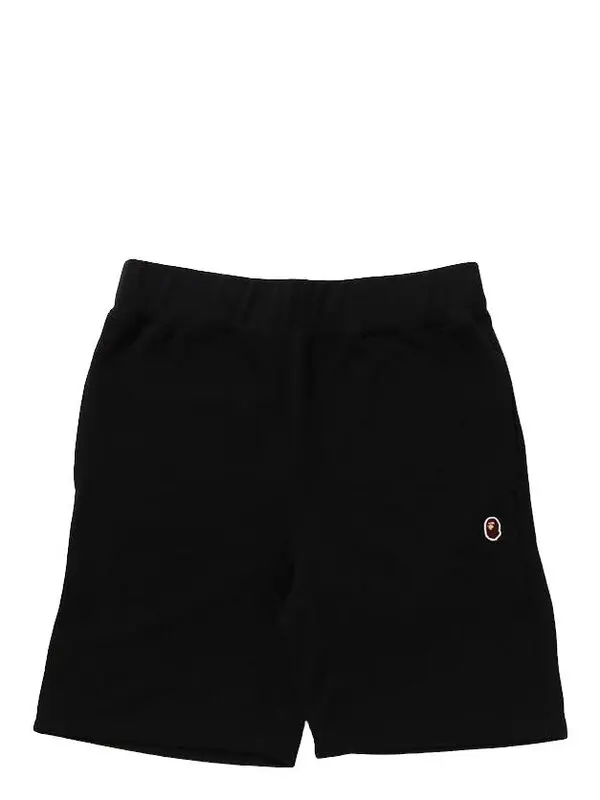 A BATHING APE Ape Head Sweat Short - Black