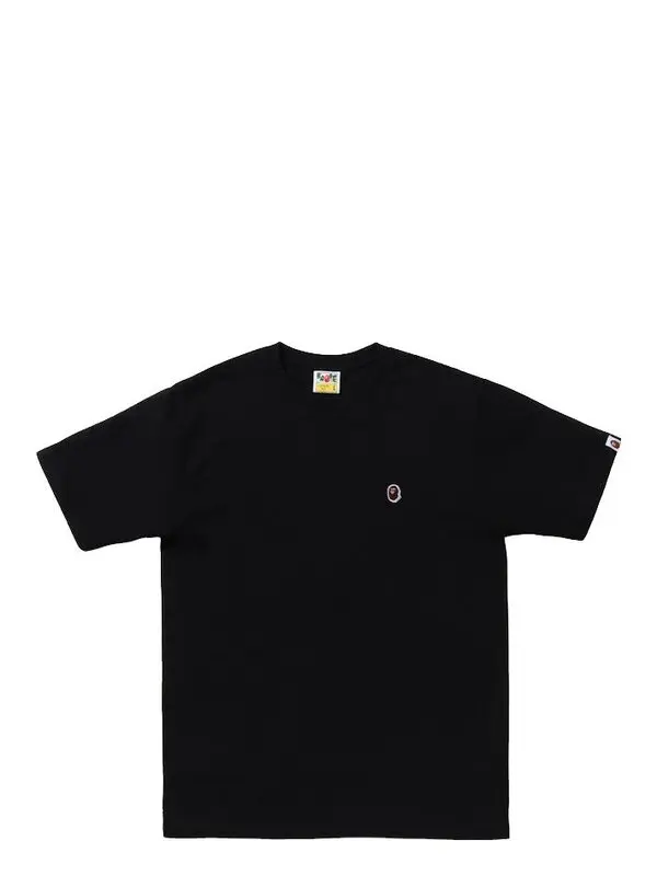 A BATHING APE Ape Head One Point Tee Shirt - Black