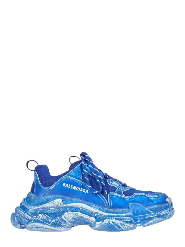Balenciaga Triple S Fadedin Sneakers - Blue/white