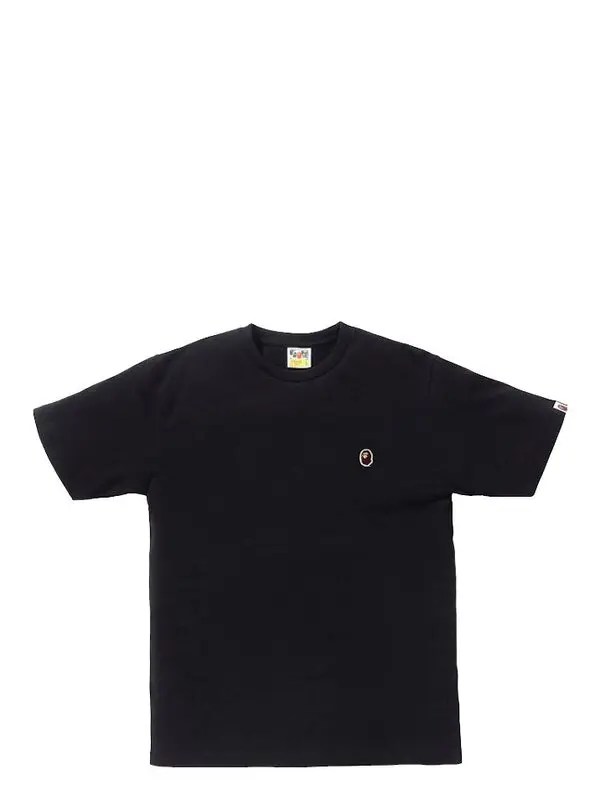 A BATHING APE Ape Head One Point Tee Shirt - Black
