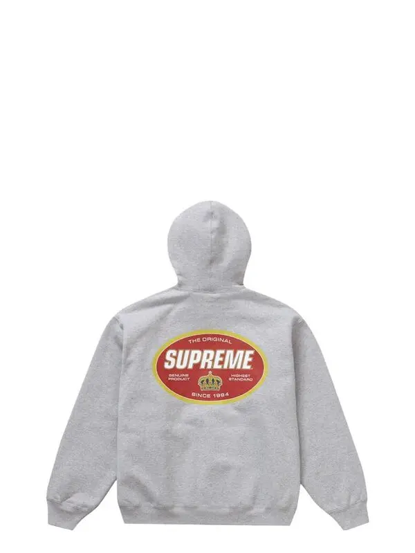 Supreme Hooded Sweatshirt - Heather Grey