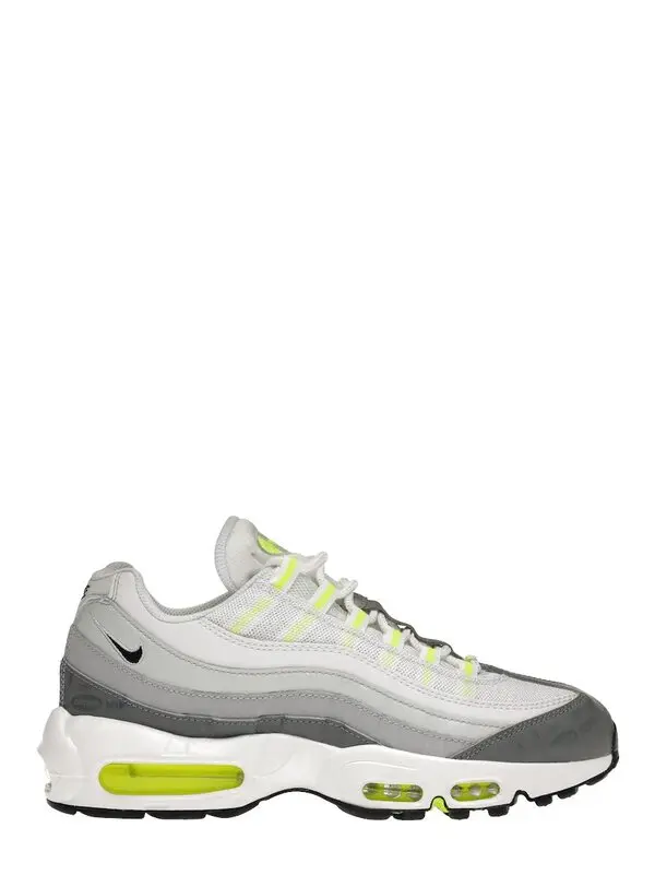 Nike Air Max 95 Retro Air Max Logos Sneakers - White/grey/volt
