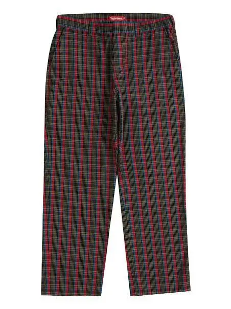 Supreme Work Pant - Red Plaid