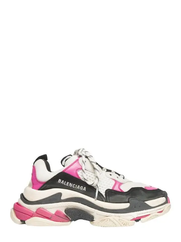 Balenciaga Triple S Sneakers - Pink/black/white