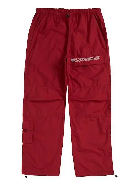 Supreme Cotton Cinch Pant - Dark Red