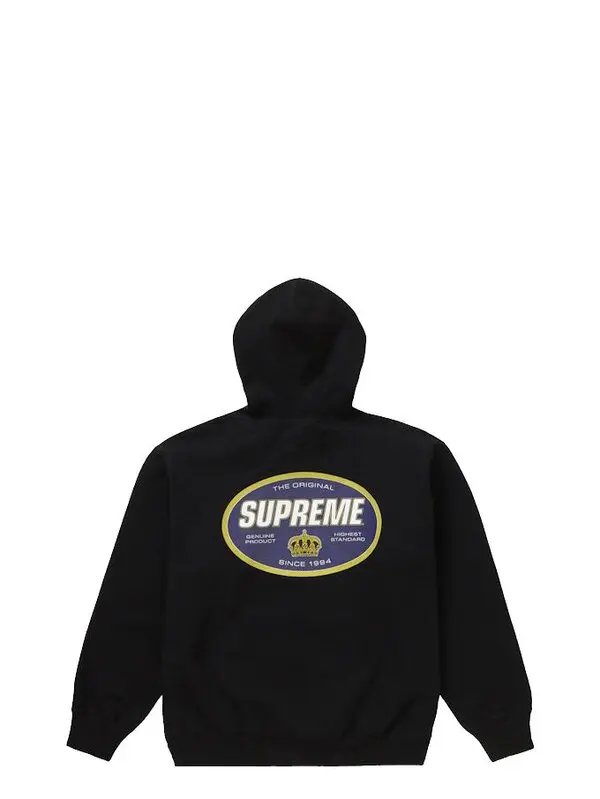 Supreme Crown Hooded Sweatshirt - Black