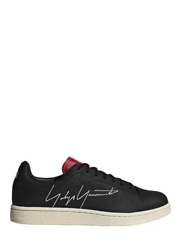 Adidas Y-3 Yohji Court Sneakers - Black/red/footwear White