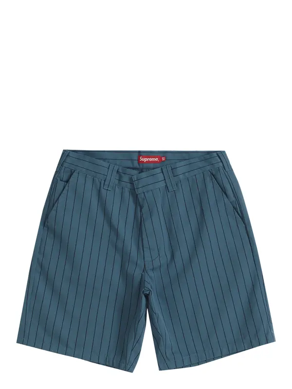 Supreme Work Short - Teal Stripe