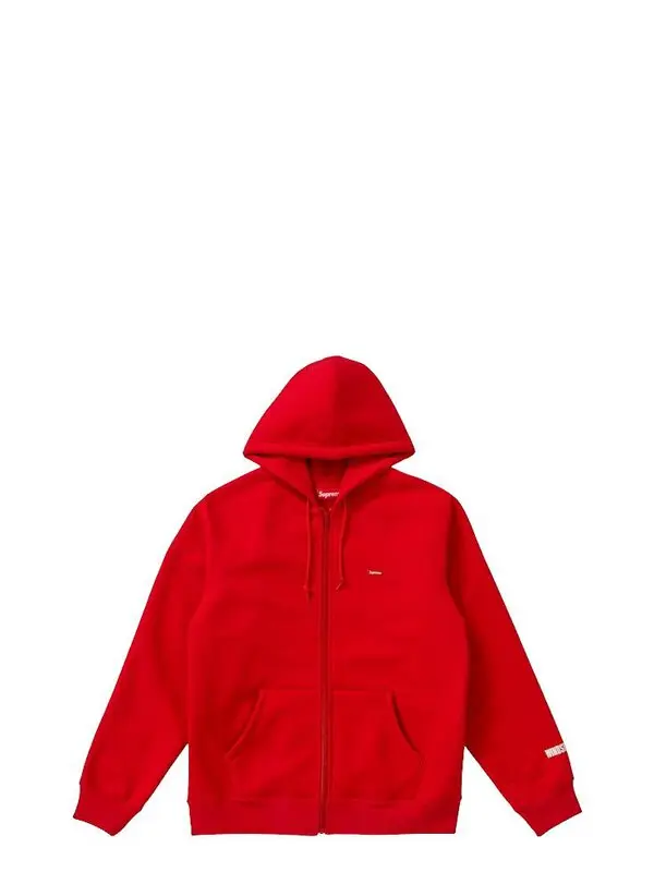 Supreme Windstopper Zip Up Hooded Sweatshirt - Red
