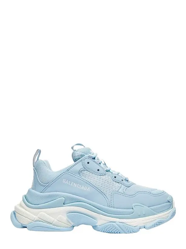 Balenciaga Triple S Sneakers - Light Blue/white