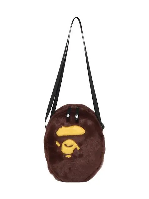 A BATHING APE Ape Head Shoulder Bag - Brown