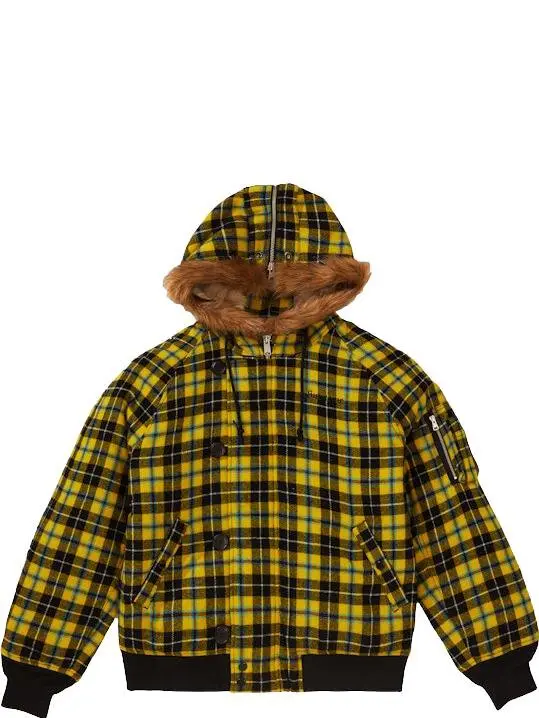 Supreme Wool N2b Jacket - Yellow Plaid
