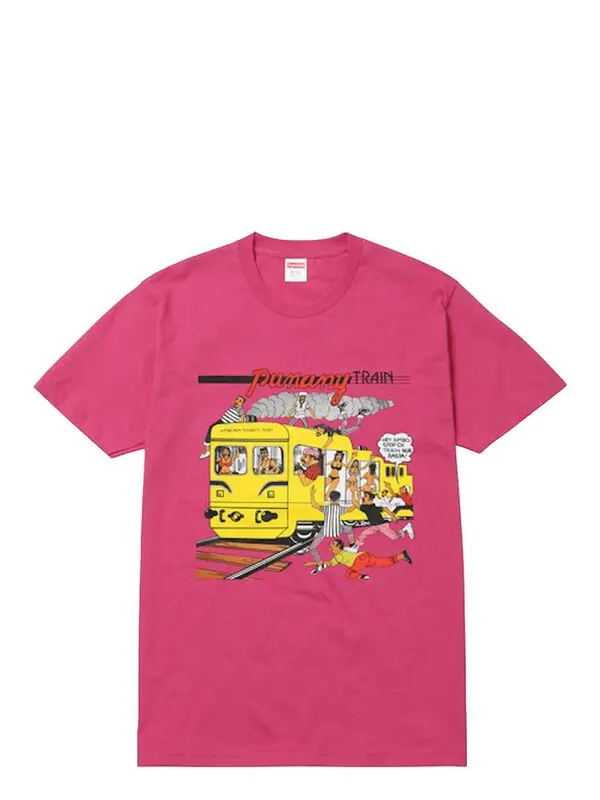 Supreme Wilfred Limonius Punany Train Tee Shirt - Dark Pink