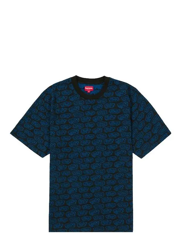 Supreme Word Bubble Jacquard Top - Black