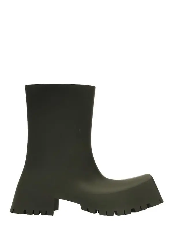 Balenciaga Trooper Rubber Boots - Dark Green